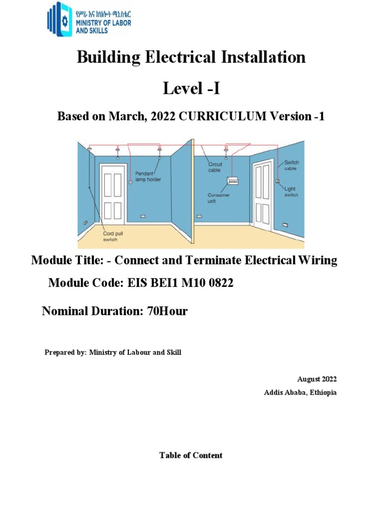 Building Electrical Installation Level - I: Based On March, 2022 ...