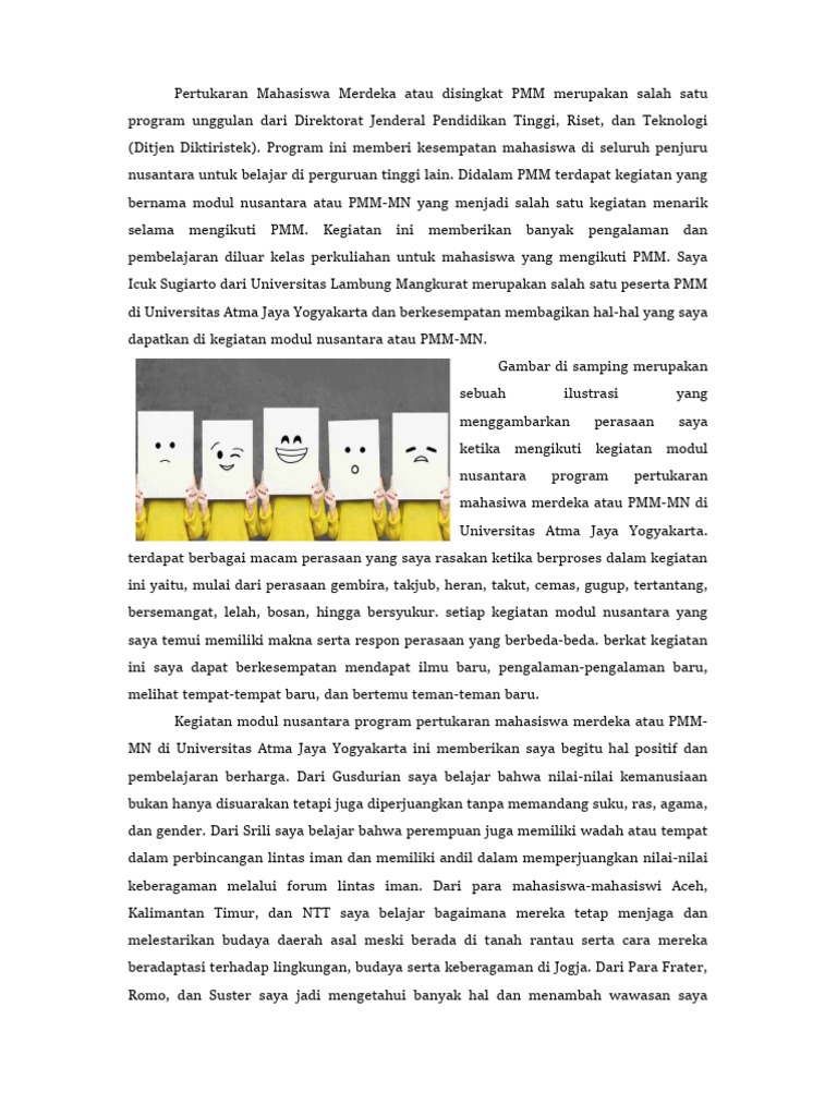 Refleksi Essay - Icuk Sugiarto | PDF