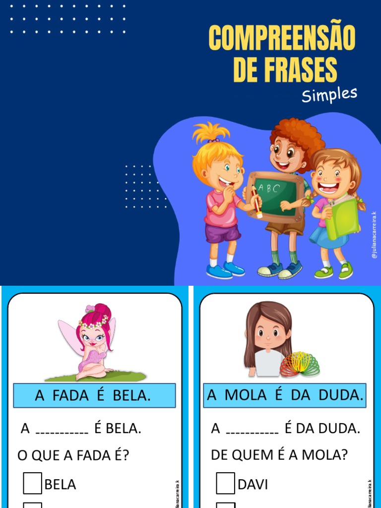 Compreensão de Frases Simples | PDF