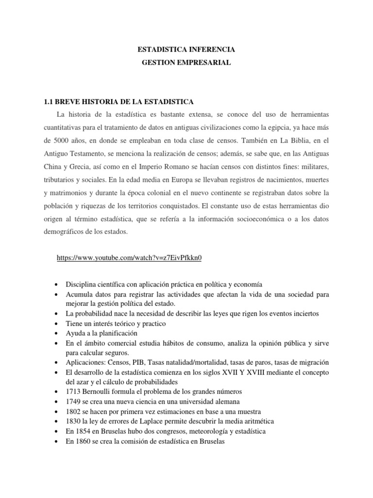 Estadistica Descriptiva | PDF | Estadísticas | Estadísticas descriptivas Estadistica Descriptiva | PDF | Estadísticas | Estadísticas descriptivas