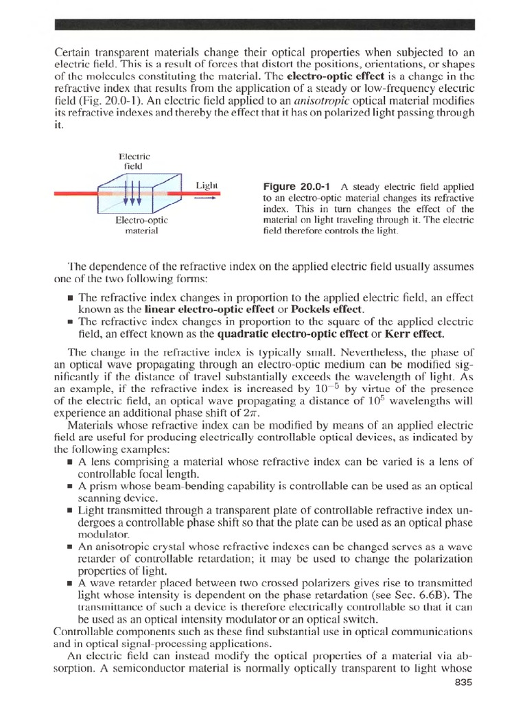 Electro-Optical Devices | PDF