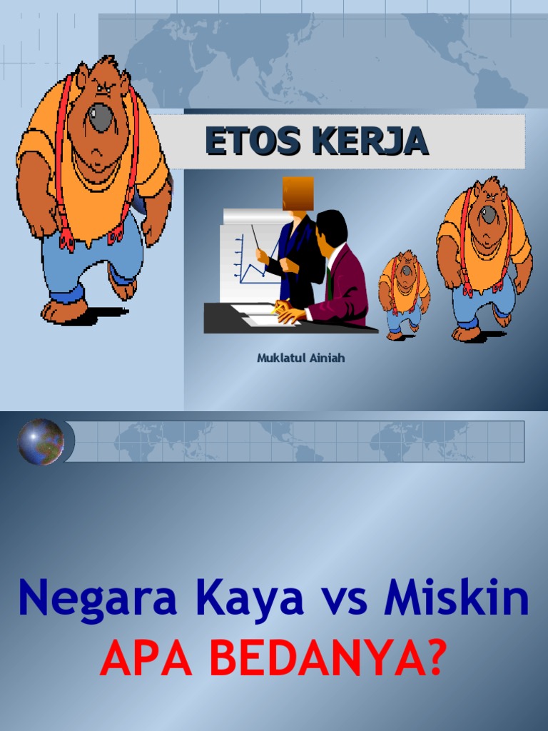 Etos Kerja dan Kemajuan Bangsa | PDF
