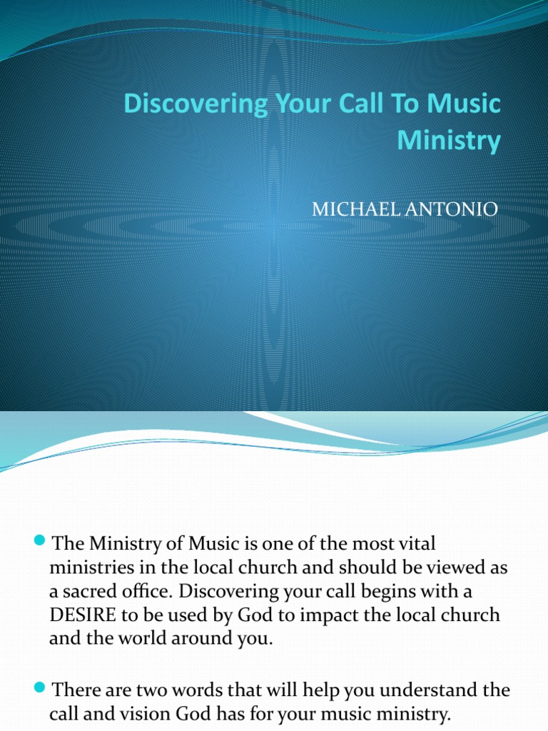 Discovering Your Call To Music Ministry | PDF | God | Abrahamic Religions