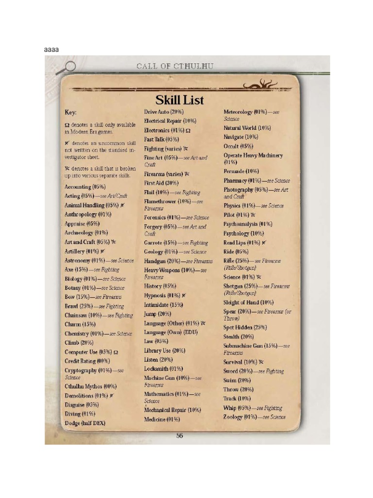 Call of Cthulhu | PDF