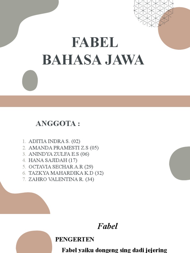 Fabel Kancil Nyolong Timun | PDF | Dewasa Muda | Fiksi Umum