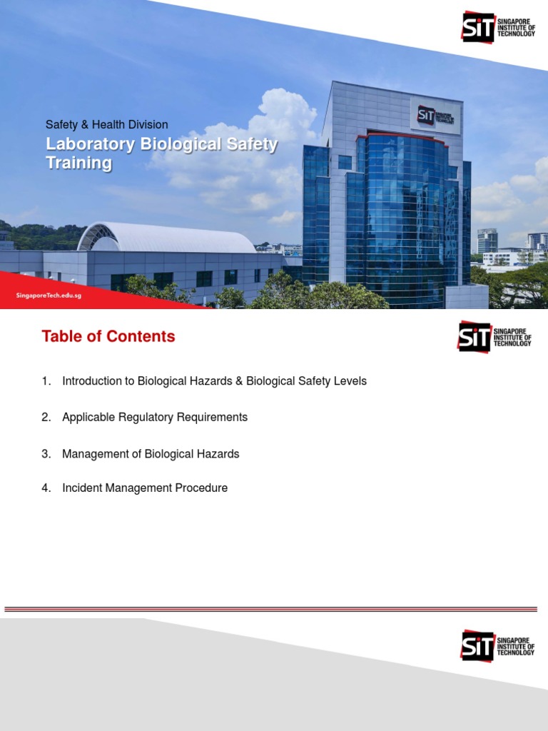 Laboratory Biological Safety Training v2 | PDF | Sterilization ...