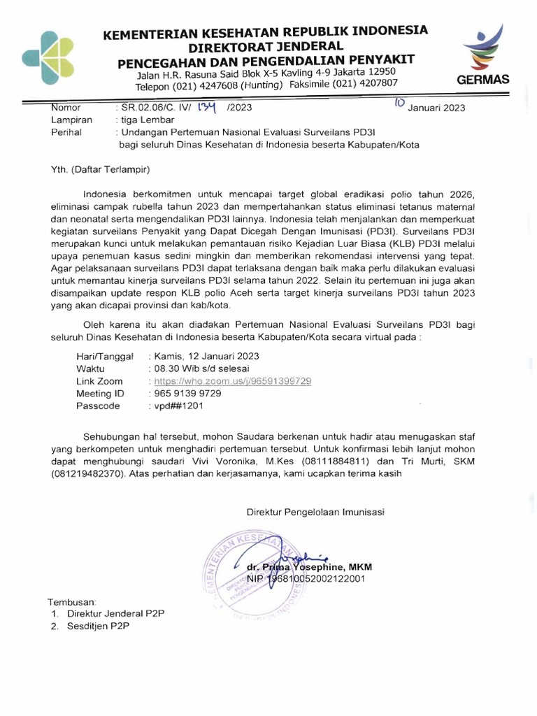 Und Surveilans PD3I | PDF