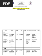 School Action Plan On Comprehensive Rapid Literacy Assessment (Crla ...