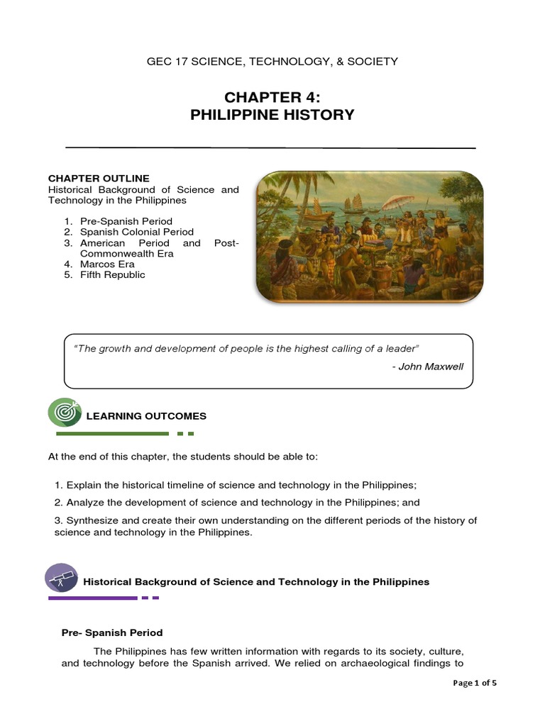 GEC 17 CHAPTER 4 - Philippine History | Download Free PDF | Philippines ... GEC 17 CHAPTER 4 - Philippine History | Download Free PDF | Philippines ...
