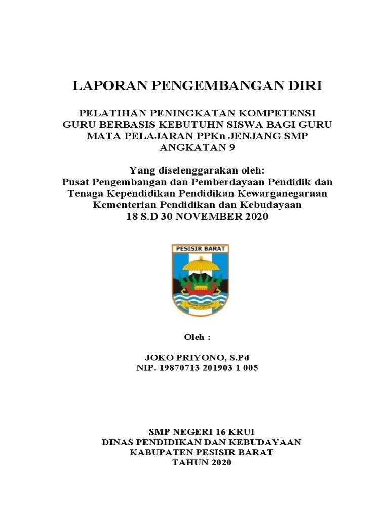 Laporan PKG PPKN | PDF