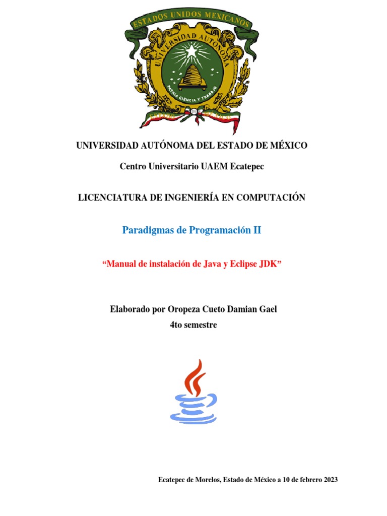 Manual Java | PDF | Computadoras Manual Java | PDF | Computadoras