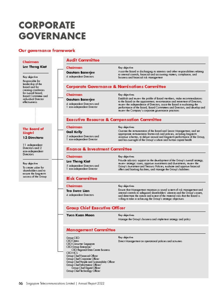 CORPORATE GOVERNANCE FRAMEWORK | PDF | Corporate Governance | Governance
