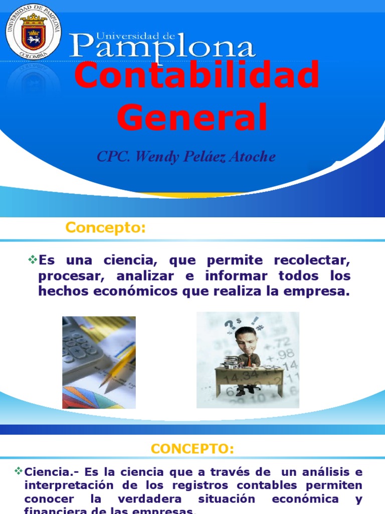 Contabilidad General - 1 Sesion | PDF | Contabilidad | Negocios económicos
