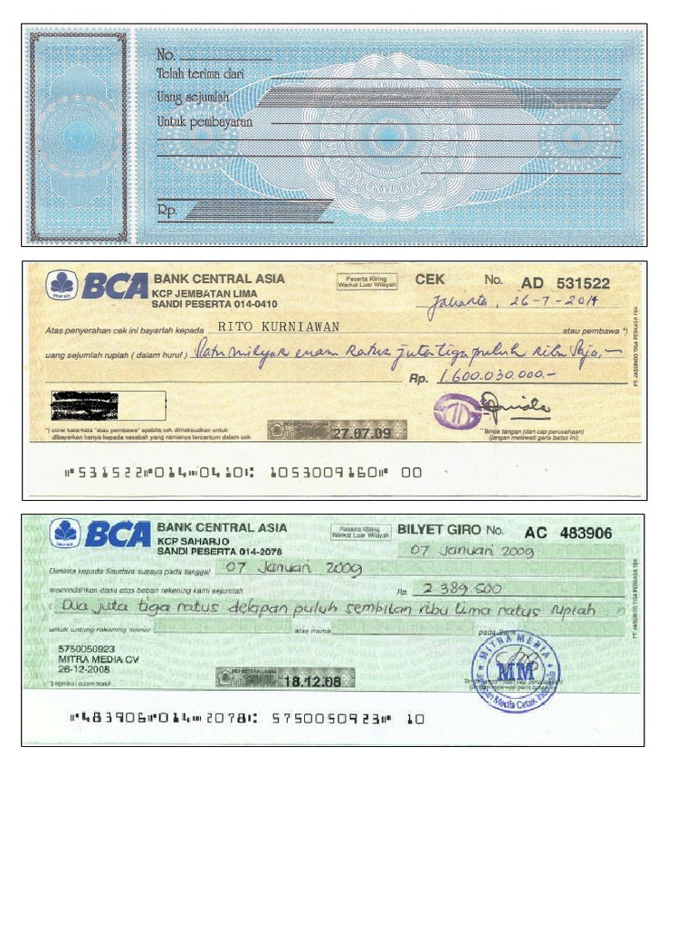 Bukti Transaksi RIA | PDF