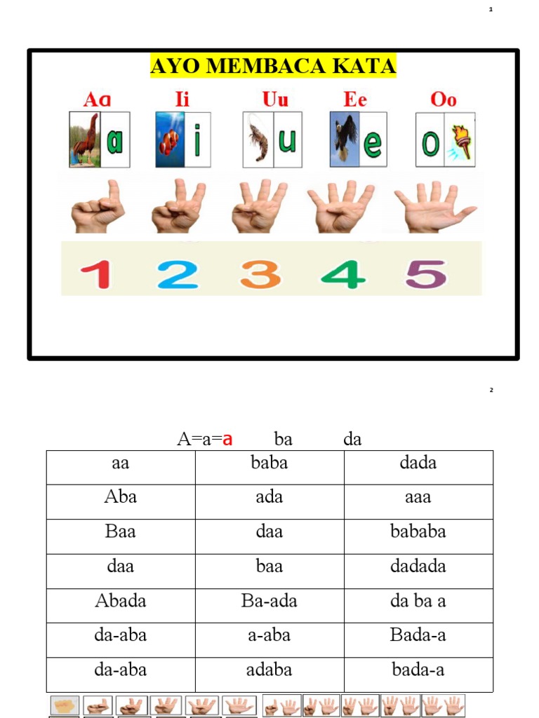 Ayo Membaca Kata | PDF