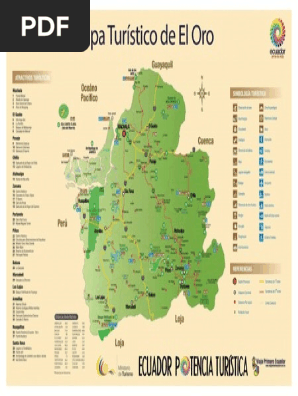 Ecuador Mapa Turistico