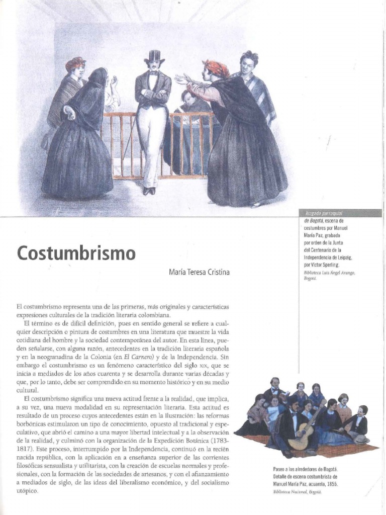 COSTUMBRISMO | PDF