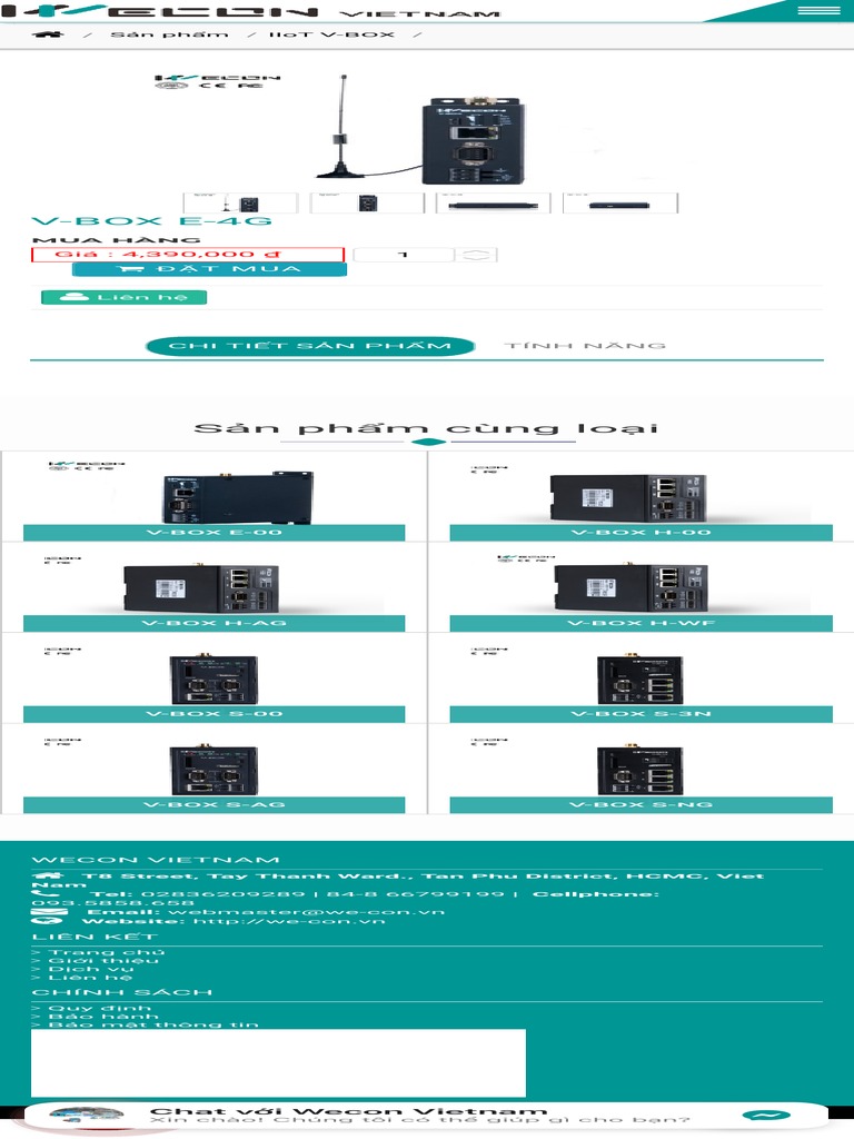 Sản phẩm cùng loại: V-Box E-4G | PDF