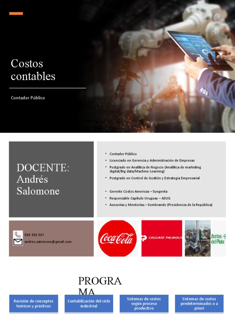 Costos Contables 2023 - Env | PDF | Costo | Business