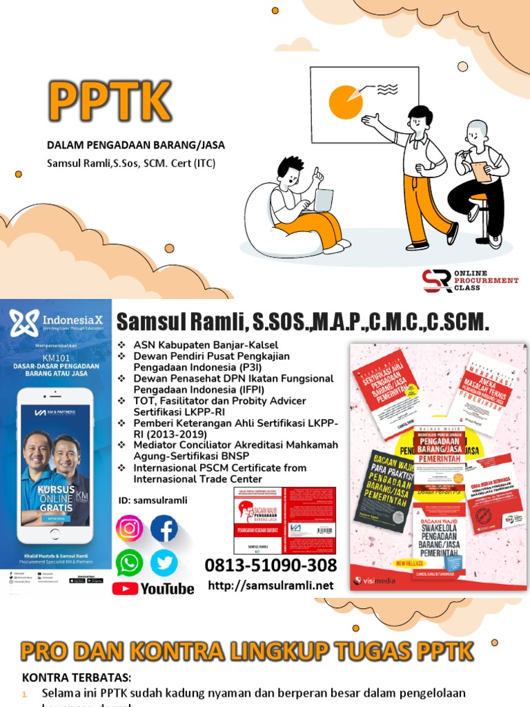 Peran PPTK dalam Pengadaan Barang/Jasa | PDF