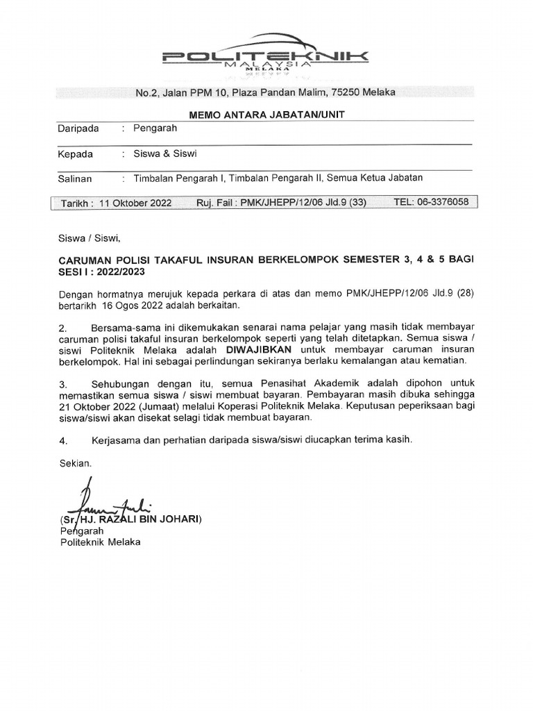 Insuran Berkelompok PDF | PDF