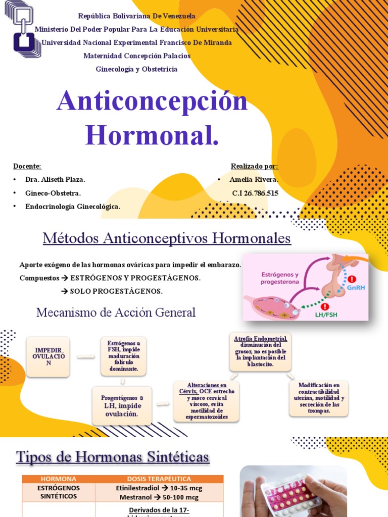 Anticoncepción Hormonal | PDF | Estradiol | Química