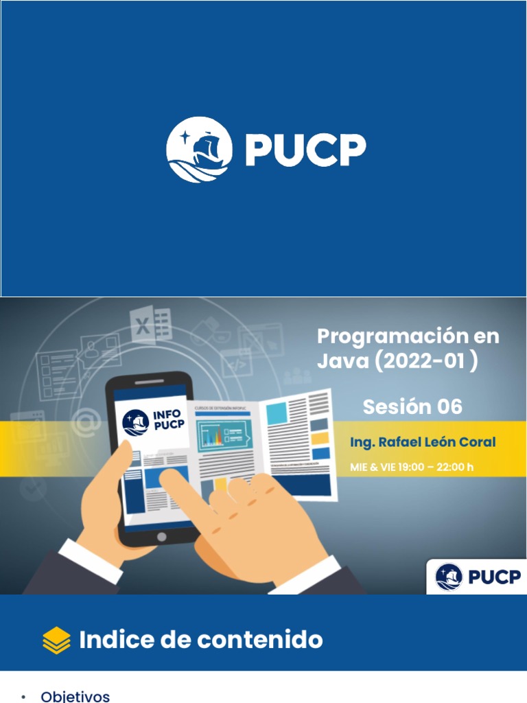 Sesion 06 Objetos Y Clases Pdf Objeto Informática Programación Orientada A Objetos