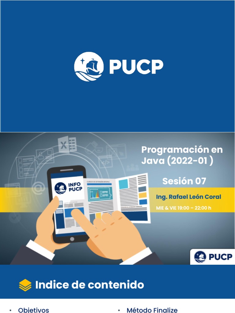 Clases y Herencia en Java: Sesión 07 | PDF | Herencia (Programación Orientada a Objetos) | Java ...