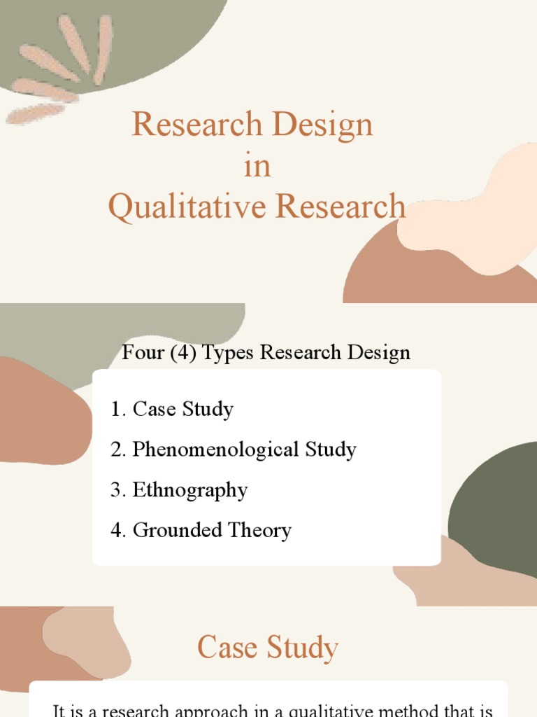 9qualitative Research Design | PDF | Qualitative Research | Ethnography