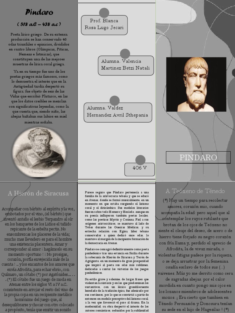 Pindaro | PDF | Antigua Grecia