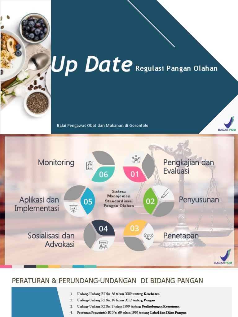 Update Regulasi Pangan Olahan | PDF