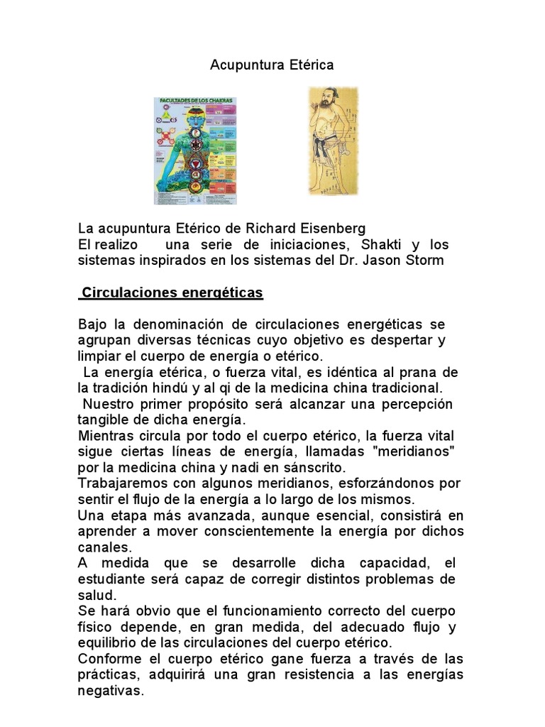 Acupuntura Etérica | PDF