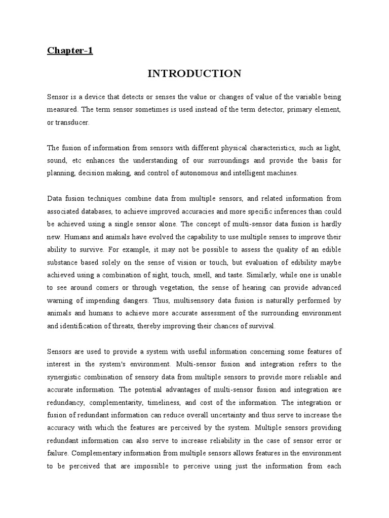 Technical Seminar Report | PDF | Inertial Navigation System | Sensor