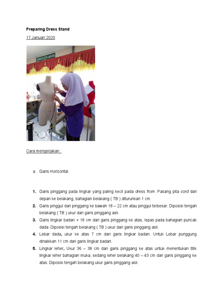 Laporan Draping Elina Sofia | PDF