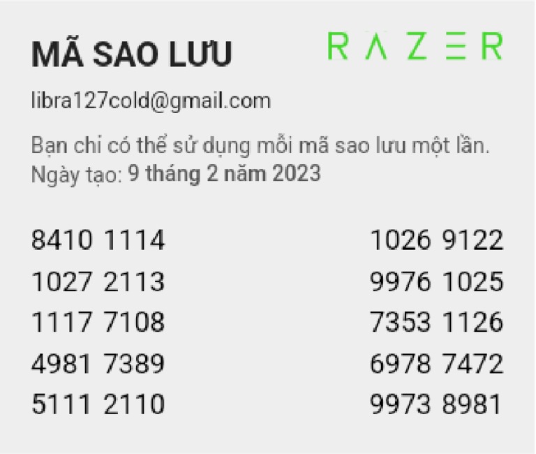 Razer Id Codes 1675878617836 | PDF