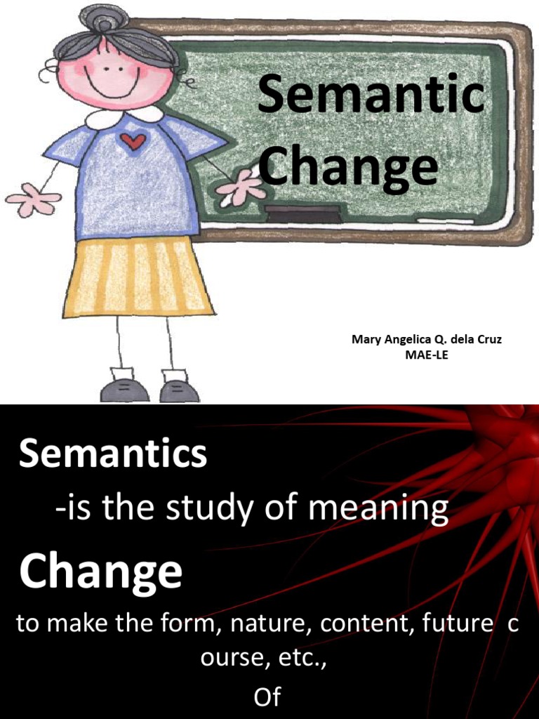 Semantic Change | PDF | Semantics | Linguistics
