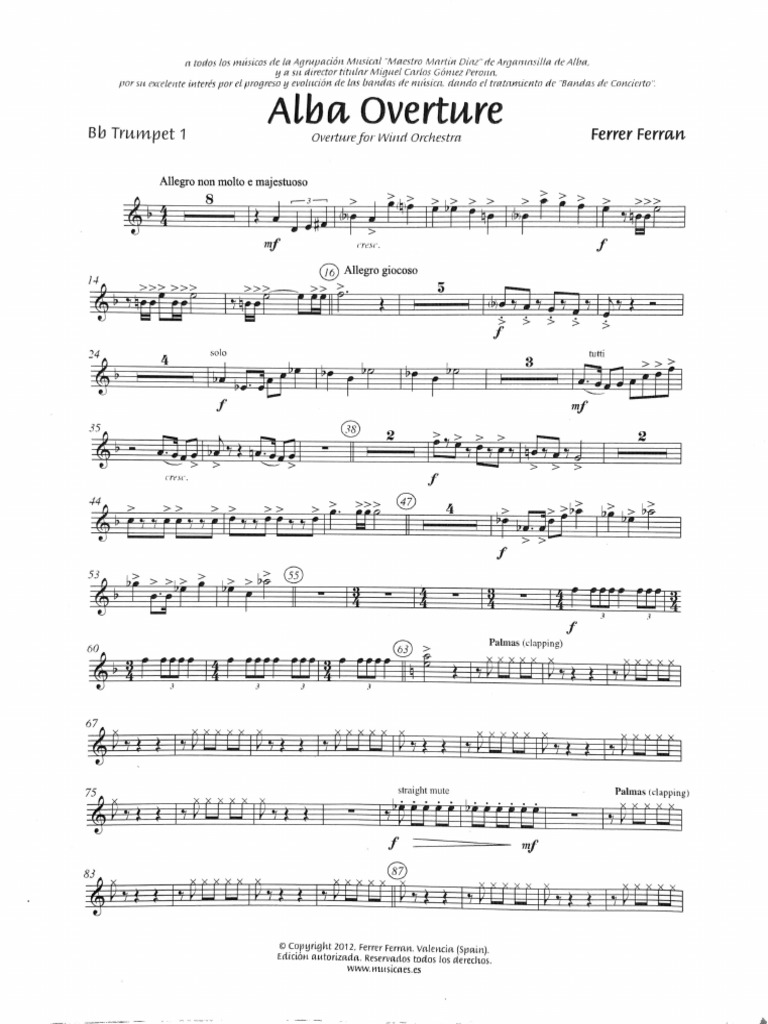 Alba Overture Tpt1 Pdf