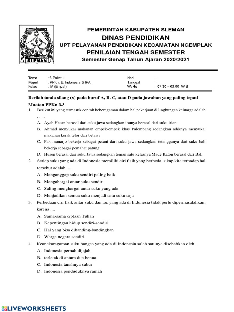 PTS T6 PKN B.INDO IPA | PDF