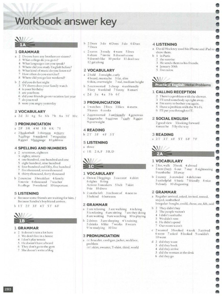 AEF2 - 2e - Workbook Key | PDF