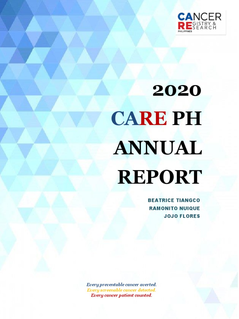 2020 ANNUAL REPORT - Final Final | PDF | Cancer | Medical Imaging