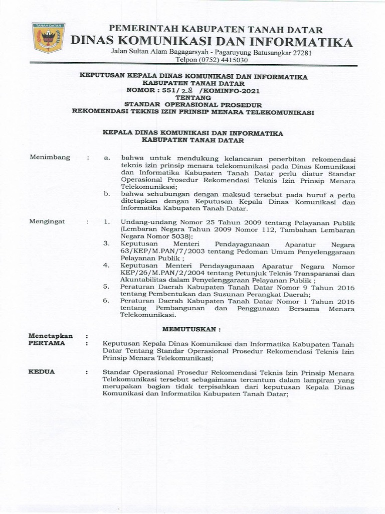 Rekomendasi Menara 5806 | PDF