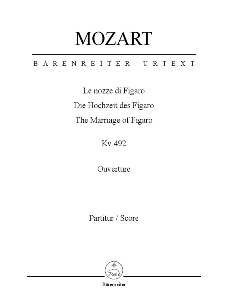 Mozart Marriage of Figaro Overture | PDF
