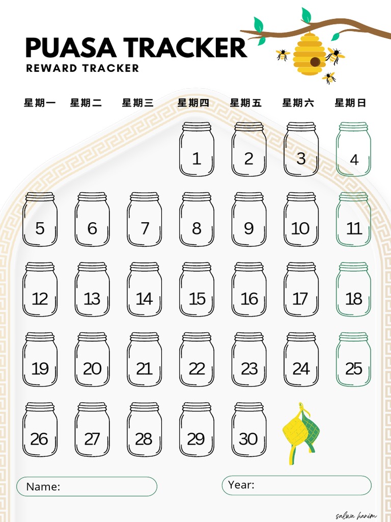 Puasa Tracker | PDF