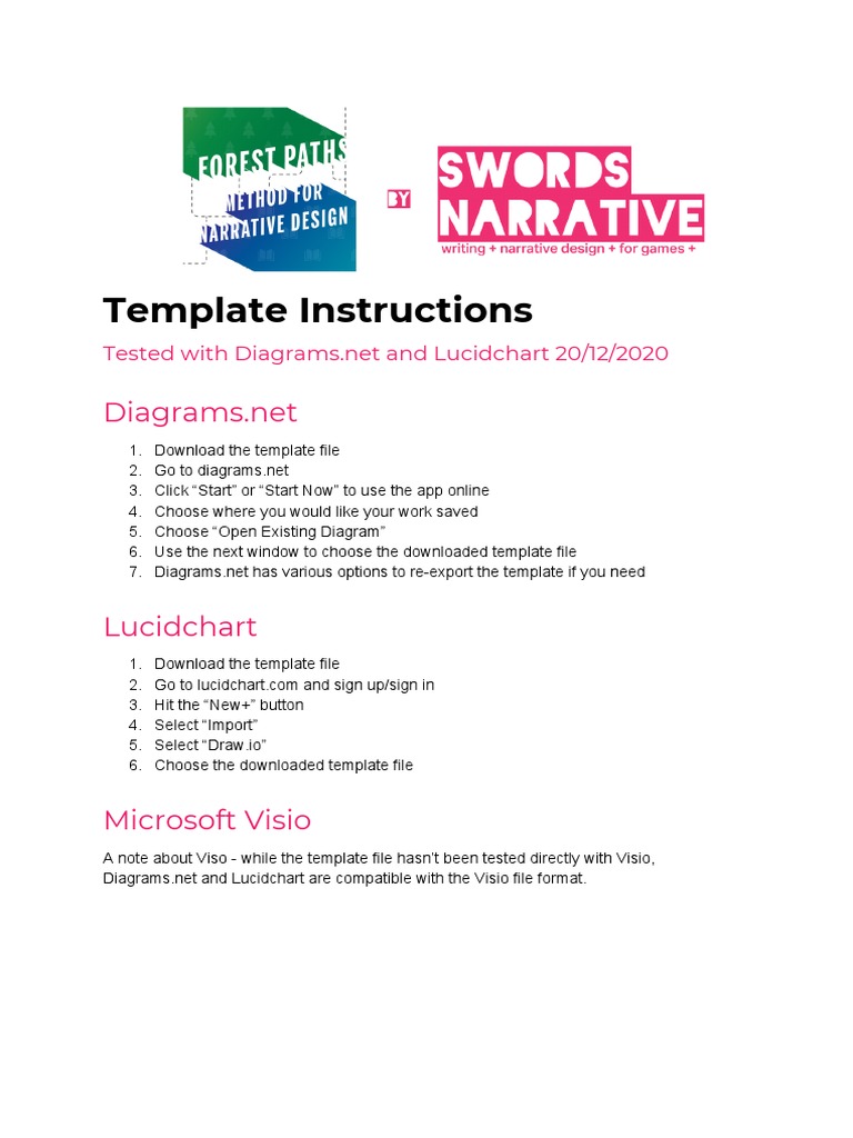 Swords Narrative - Template Instructions | PDF