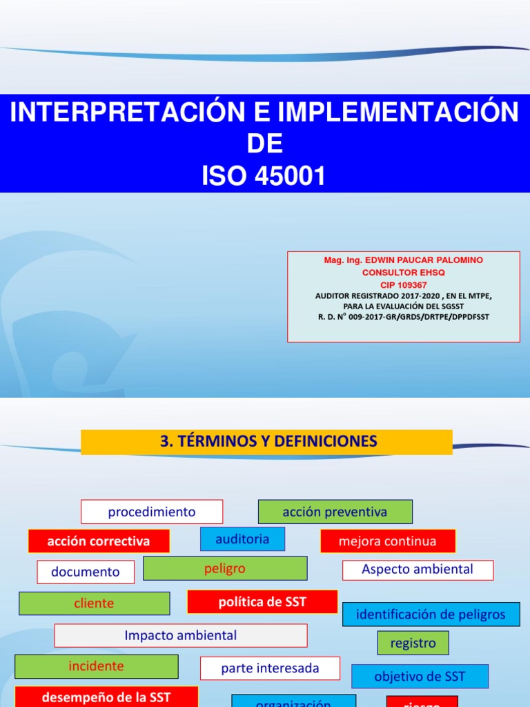 Iso 45001 Parte 1 | PDF | Seguridad y salud ocupacional