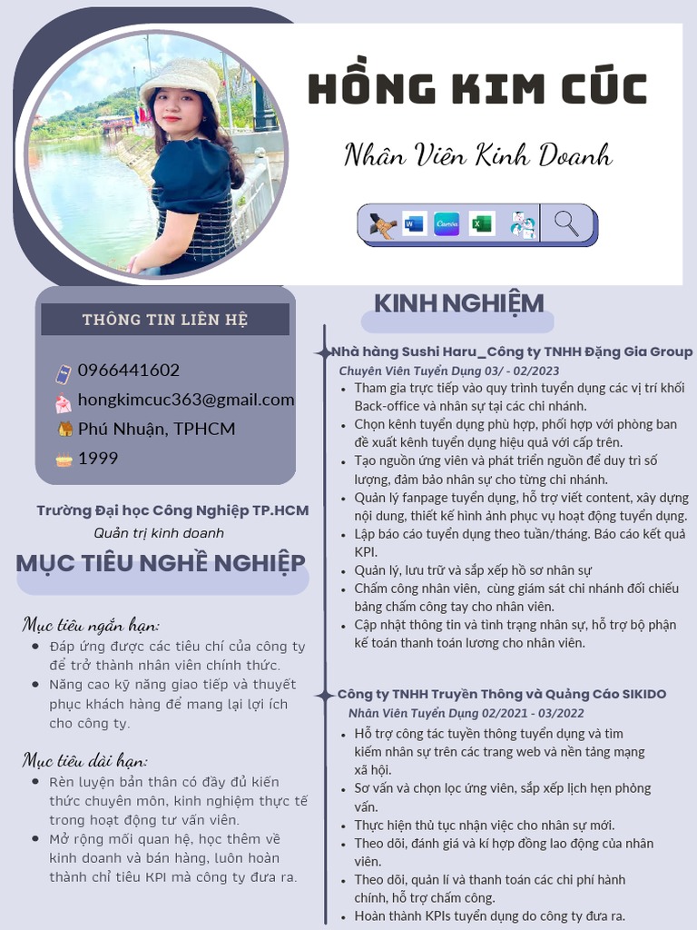 H NG Kim Cúc - Nhân Viên Kinh Doanh | PDF