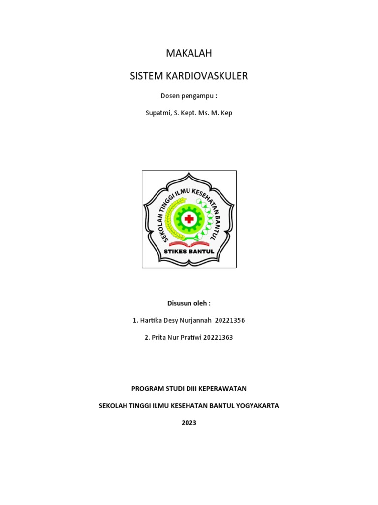 Makalah Kardiovaskuler-1 | PDF