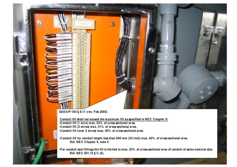 NEC Conduit Fill Guidelines | PDF