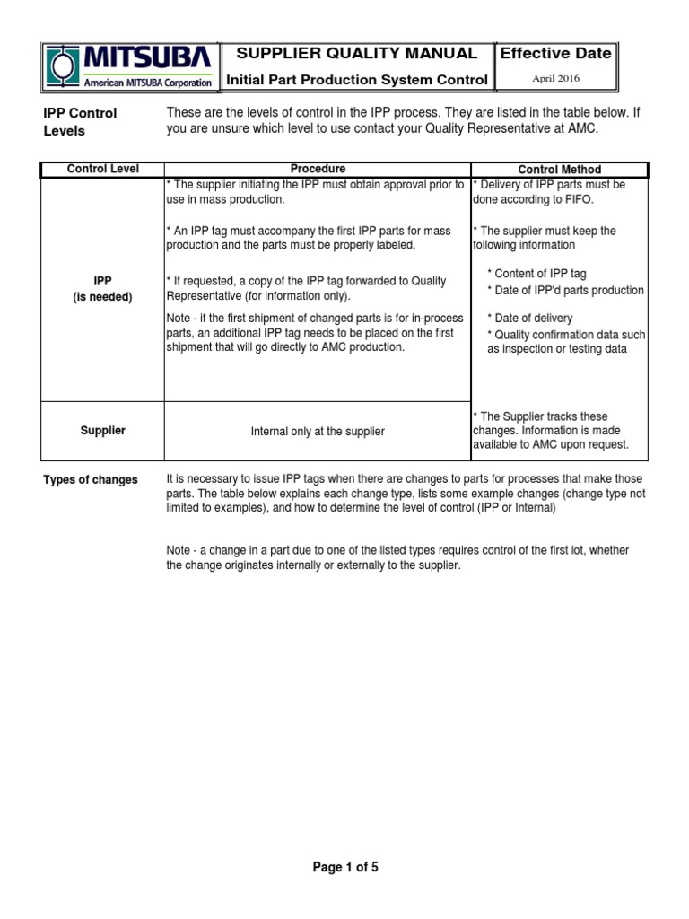 IPP System Control | PDF | Packaging And Labeling | Casting