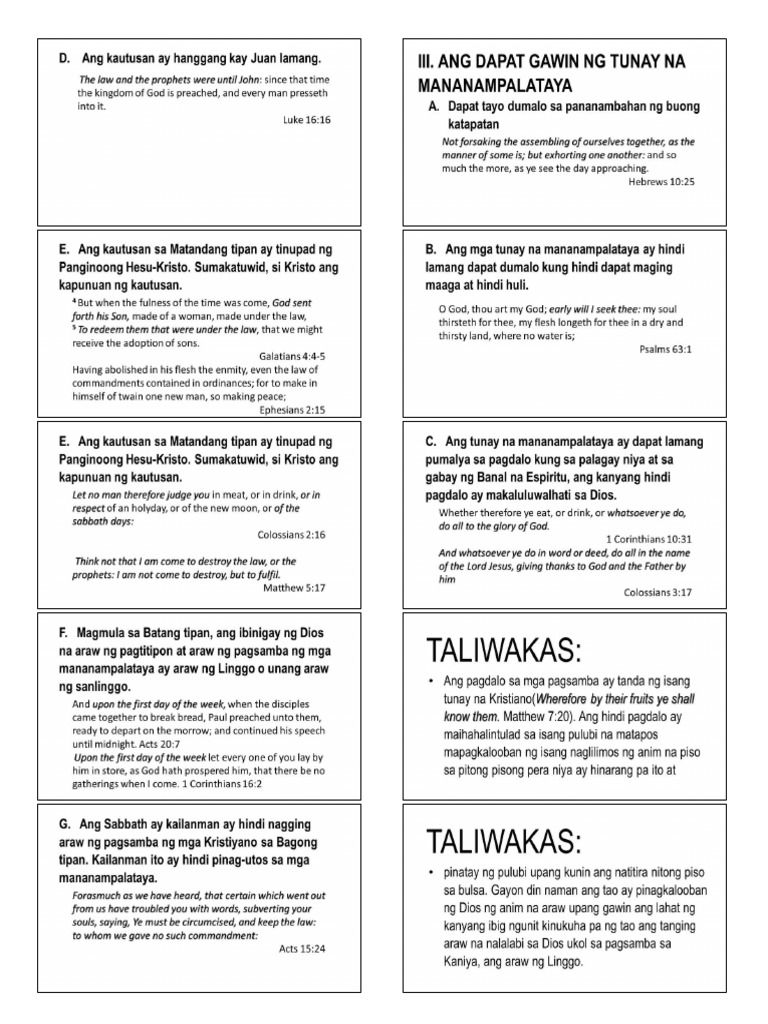 Lesson 6-2 Sunday School | PDF